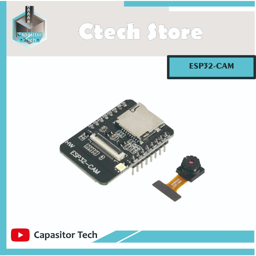 Jual ESP32-CAM Modul Kamera OV2640 2MP ESP32 CAM WIFI+BLUETOOTH 4.0 ...