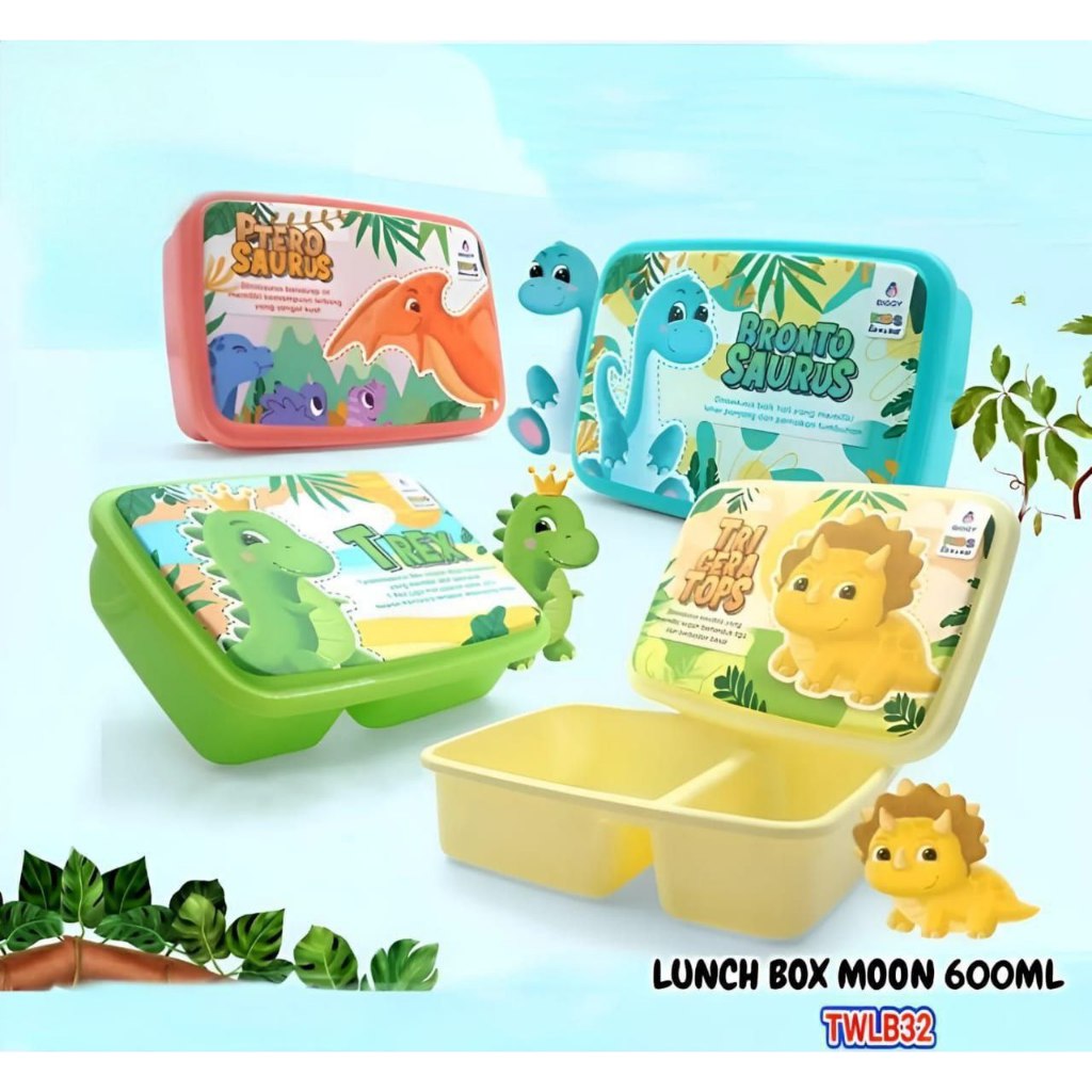 Jual Lunch Box Moon 600ML / Kotak Makan Anak Dinosaurus Digimon ...