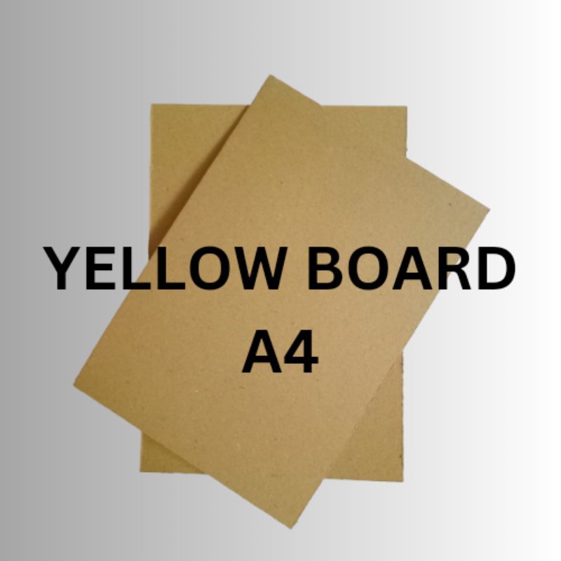 Jual (1 LEMBAR) YELLOW BOARD A4 / 21,5 cm x 30 cm | Shopee Indonesia