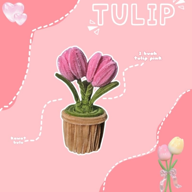 Jual Pot Bunga Kawat Bulu / Buket Bunga Wisuda / Gift Sempro & Skripsi ...