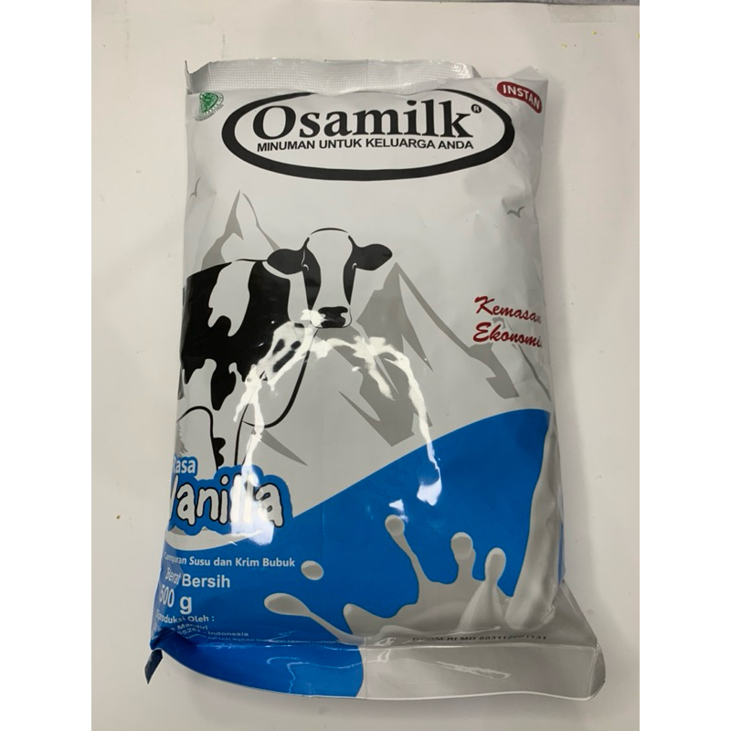 Jual Osamilk Vanila 500gr Susu Sapi Gemuk Badan | Shopee Indonesia