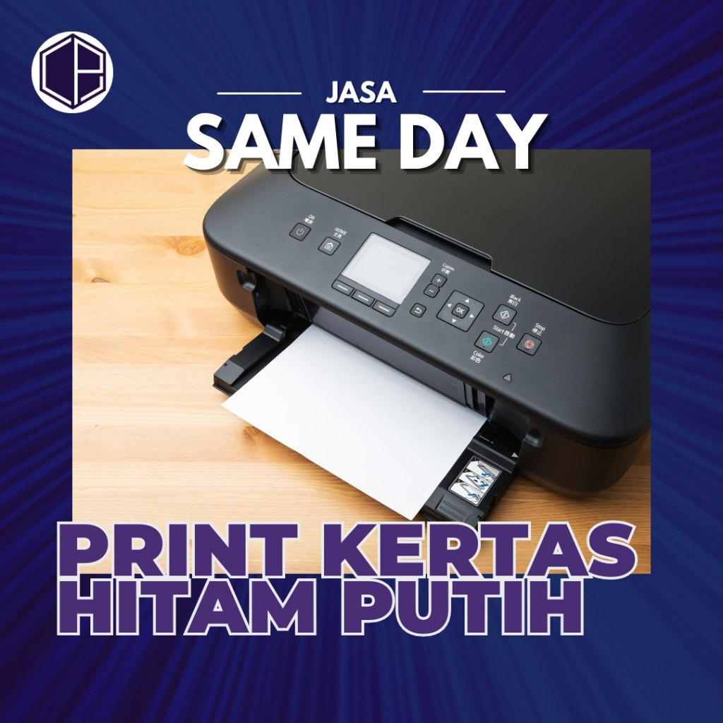 Jual Print Kertas Hitam Putih / Warna Full Colors (per 5 lembar ...