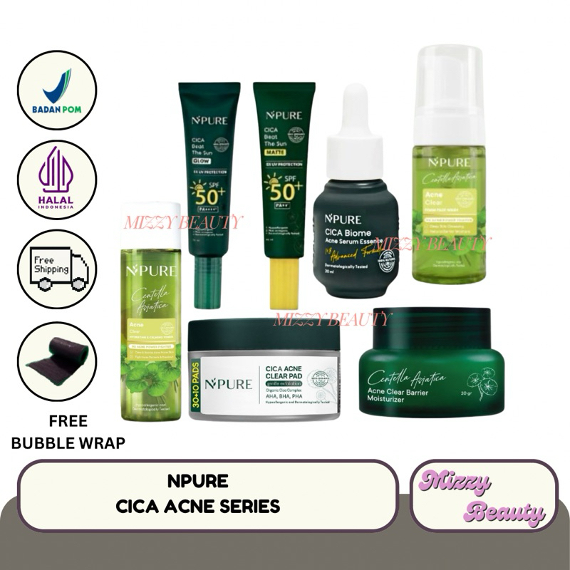 Jual [READY] NPURE CENTELLA ASIATICA ACNE SERIES / NPURE CICA ACNE ...