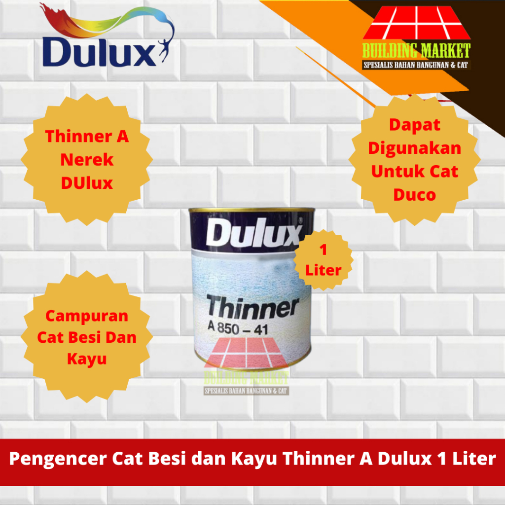 Jual PENGENCER CAT BESI KAYU DUCO TINER THINER THINNER A DULUX 1 LITER ...