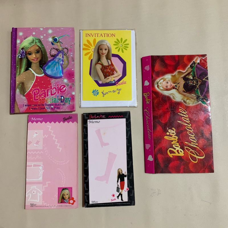 Jual Barbie Notebook Set - preloved | Shopee Indonesia