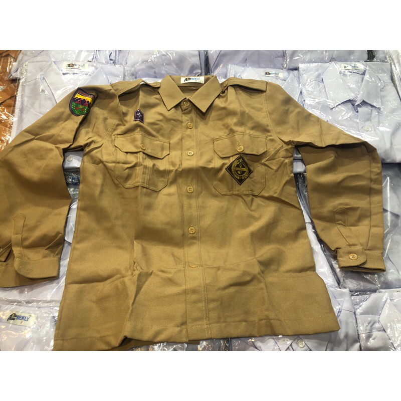 Jual BAJU PRAMUKA RAPILO BENLY SMP SMA LAKI LAKI PANJANG (SNI RAPILO ...
