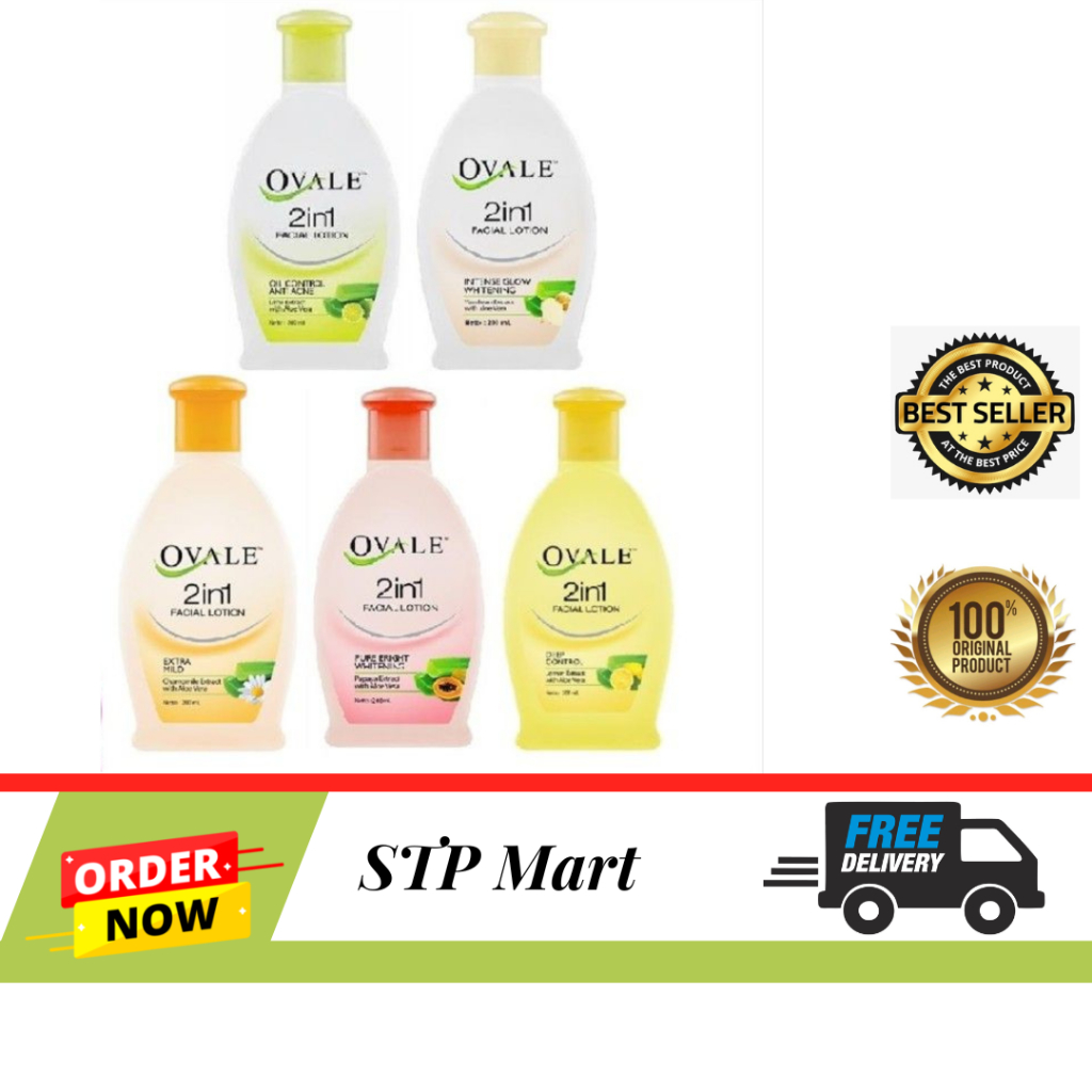Jual OVALE FACIAL LOTION 2 IN 1 100% ORIGINAL 200ML | Shopee Indonesia