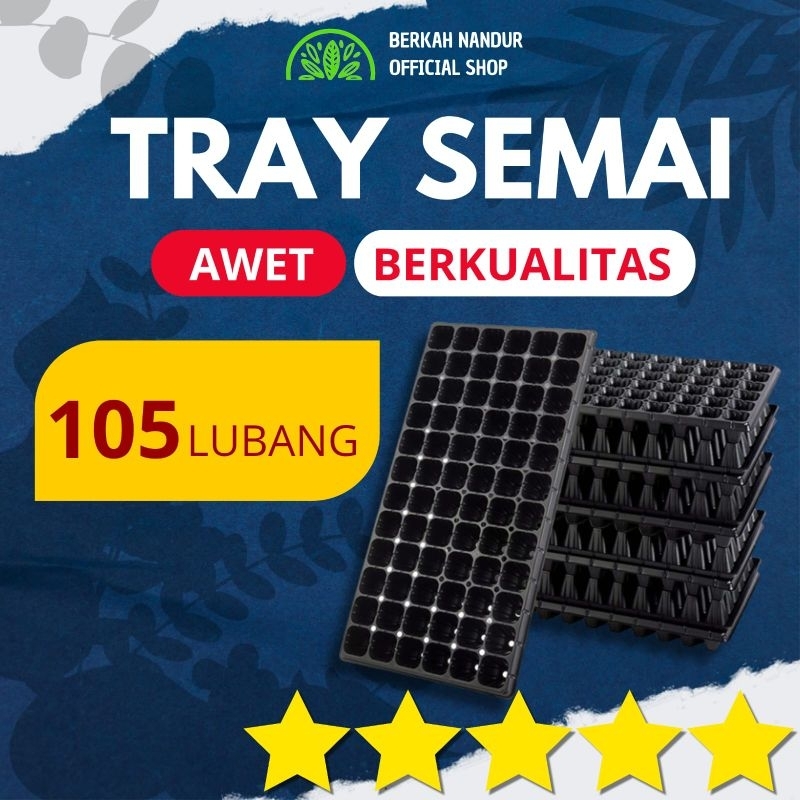 Jual Tray Semai Tanaman 105 Lubang Tempat Pembibitan Semai Tanaman ...