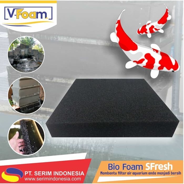 Jual KAPAS BUSA BIO FOAM FILTER AQUARIUM AQUASCAPE UKURAN 25x10x5 CM | Shopee Indonesia