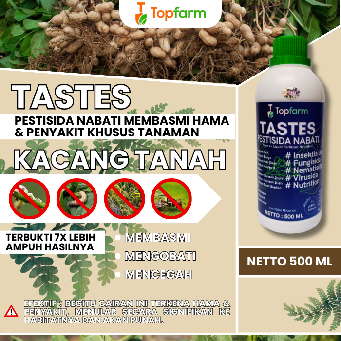 Jual Obat Pembasmi Hama Cacing Tanah / Obat Kacang Tanah Baru Di Tanam ...
