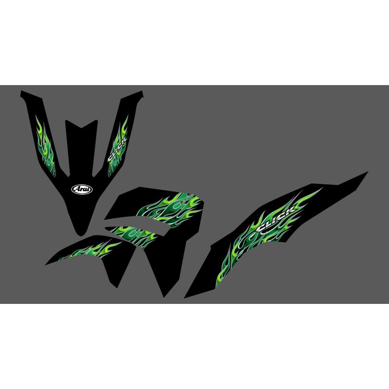 Jual Striping Api Vario 125 New Transparan Api Fire Ninja | Shopee ...