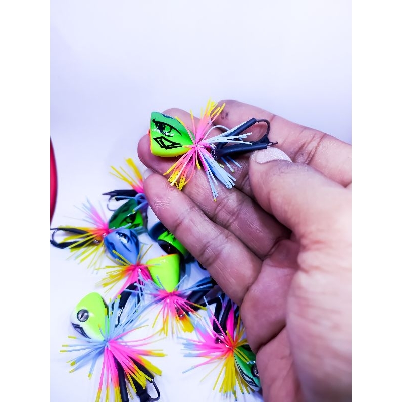 Jual Bubble Frog | Dizzy Frog | Crazzy Frog Mini 1,8cm Umpan Casting ...
