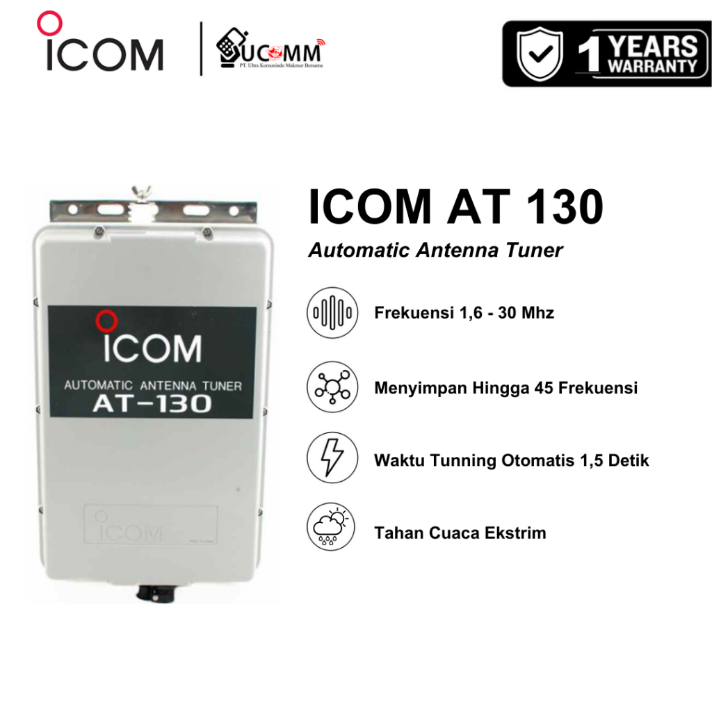 Jual Icom AT 130 HF Automatic Antenna Tuner | Shopee Indonesia