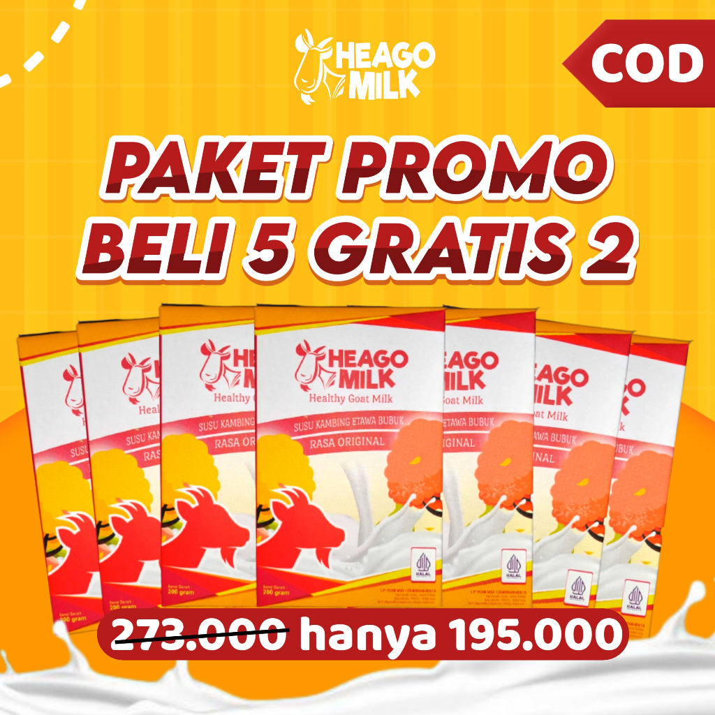 Jual 7 BOX SUSU KAMBING ETAWA HEAGO MILK Original Provit Solusi Atasi ...