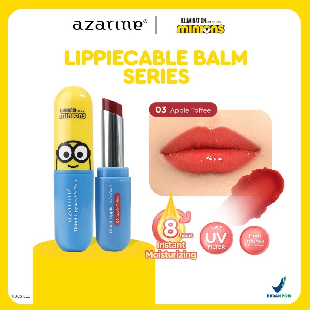 Jual AZARINE Tinted Lippiecable Balm Series 3.5g Lip Balm Moisturizing ...
