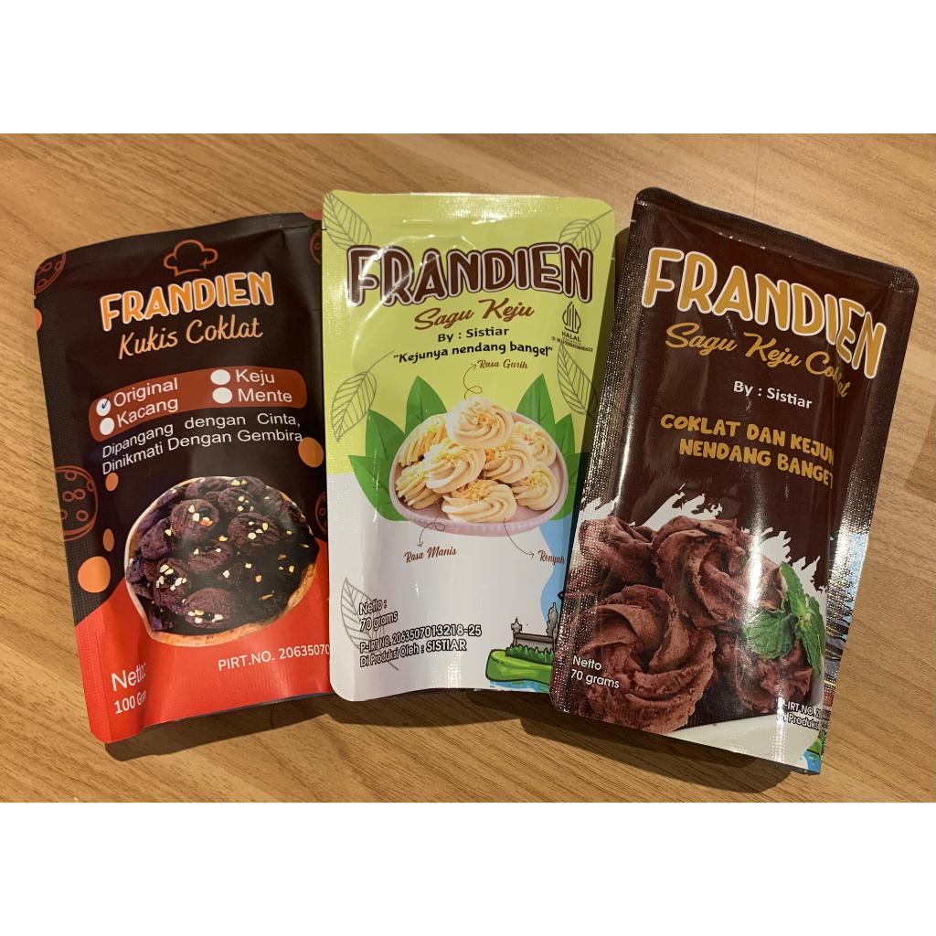 Jual FRANDIEN KUKIS SAGU KEJU COKLAT | Shopee Indonesia
