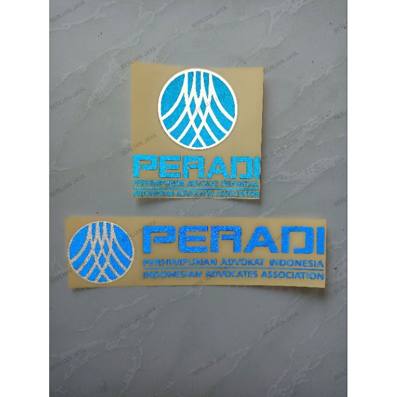 Jual Stiker Peradi Advokat Hukum Logo Baru Isi 2 Pcs | Shopee Indonesia