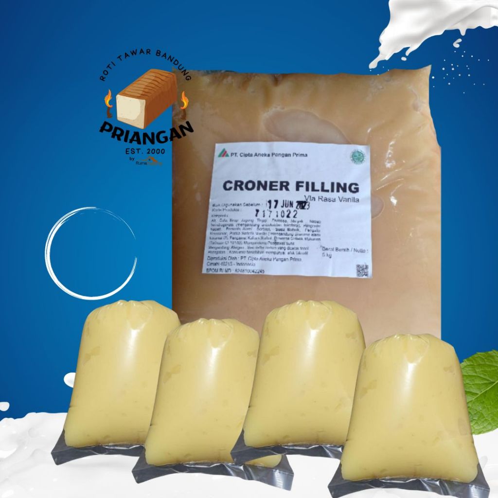 Jual (BALI) Selai Vanilla Merk Croner R3pack 500 Gram | Shopee Indonesia