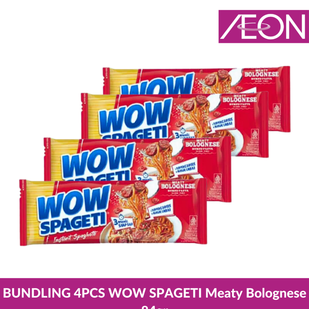Jual Bundling 4Pcs - WOW SPAGETI Meaty Bolognese 84gr | Shopee Indonesia