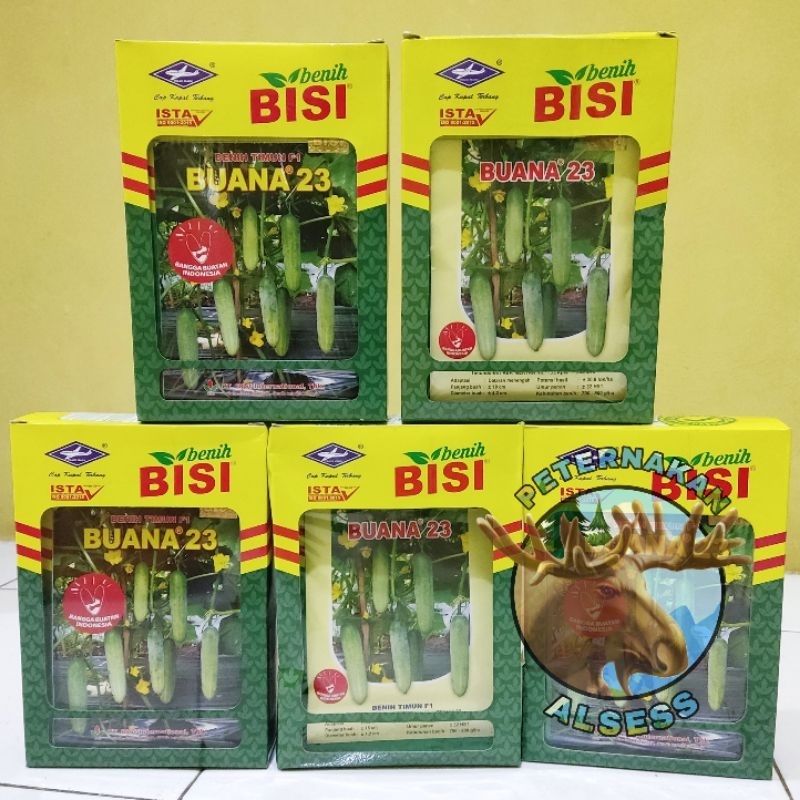 Jual Benih bibit timun F1 BUANA 23 20 gram cap kapal terbang, benih ...