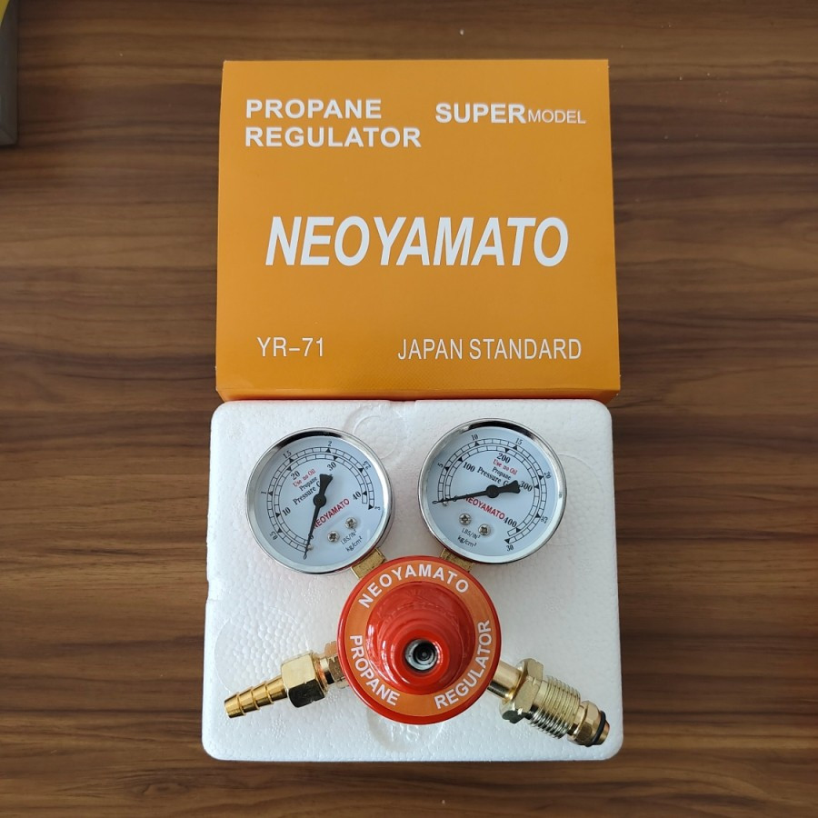 Jual Regulator LPG Propane Neo Yamato YR-71 Japan Standard Super Model | Shopee Indonesia