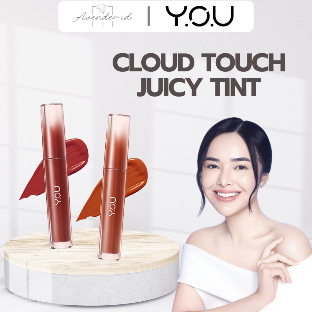 Jual (GET 1 GIFT) YOU Cloud Touch Juicy Tint, lip tint, lip stain, lip ...