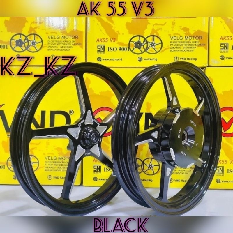 Jual VND VELG AK55 V3 R14 MIO SPORTY /MIO M3 /BEAT /SCOOPY/VARIO 110-125-150 ,UK 1.60X14 /1 ...