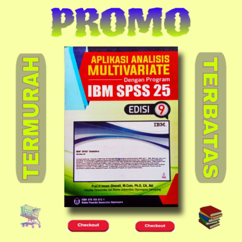 Jual Aplikasi Analisis Multivariate Dengan Program IBM SPSS 25 Edisi 9 + CD By Imam Ghozali ...