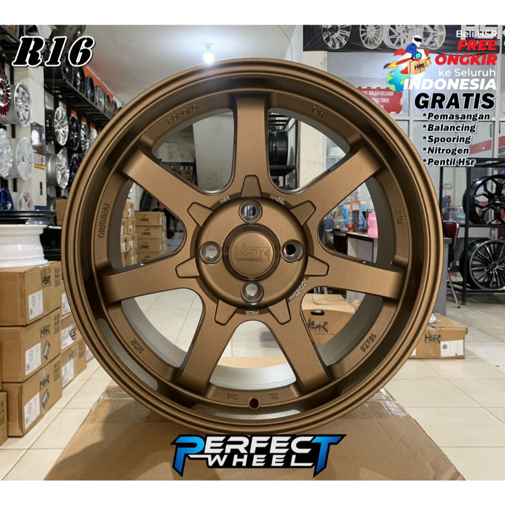 Jual Velg Mobil Jazz Ring 16 Model JDM Hsr Wheel Boroko Tjh Pontianak | Shopee Indonesia