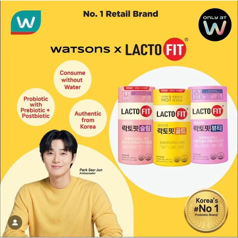 Jual LACTO-FIT Vitamin Probiotics Gold sachet (Original from Korea ...