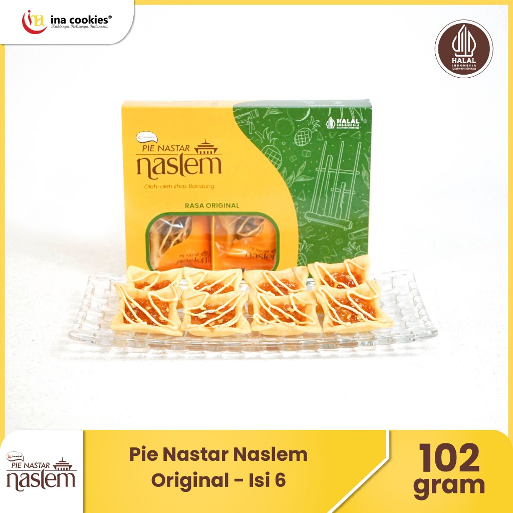 Jual Pie Nastar Naslem Original isi 6 pcs Oleh-Oleh Bandung by Ina ...
