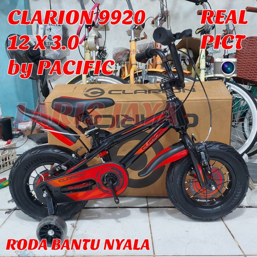 Jual [ BONUS BELL ] SEPEDA ANAK LAKI BMX 12 BAN HIDUP CLARION 9920 BAN ...