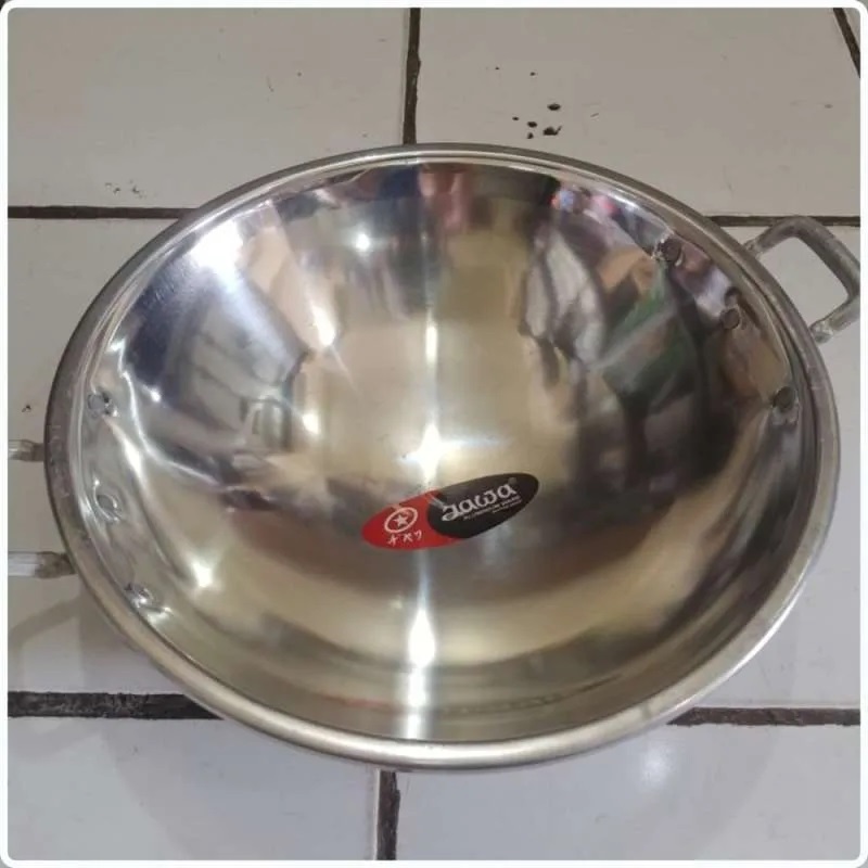 Jual wajan JAWA MASPION kuali penggorengan alumunium (26cm, 28cm , 30cm ...
