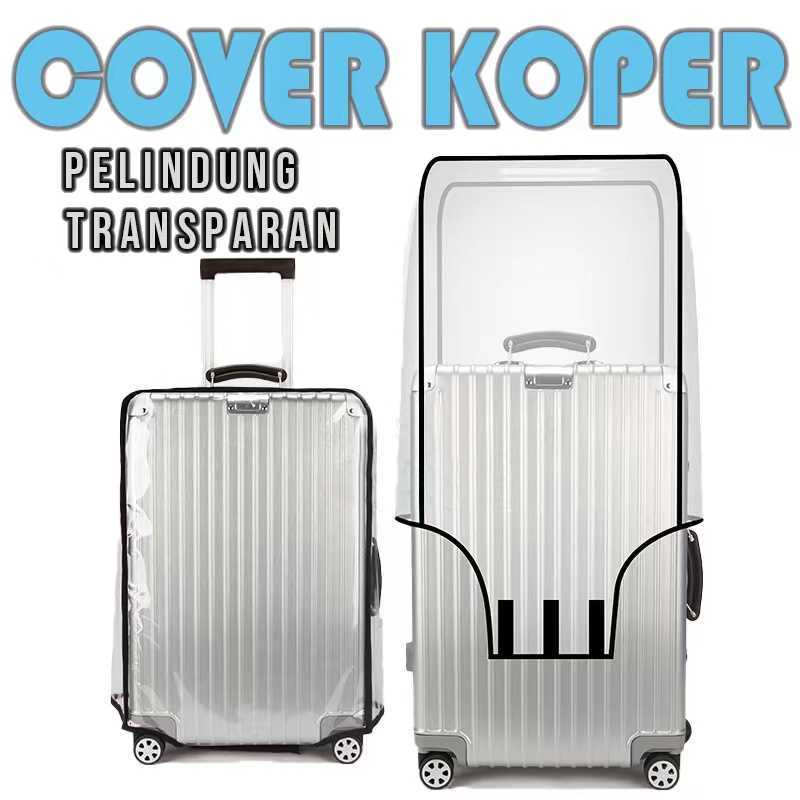 Jual PVC Cover Pelindung Koper Transparant Luggage Cover | Shopee Indonesia