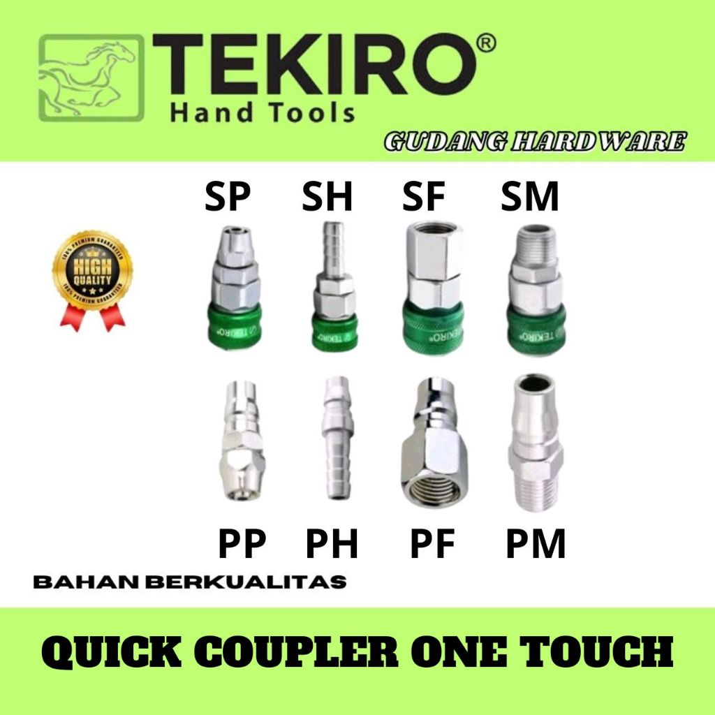 Jual tekiro / Hi-tec quick coupler one touch / nepel kompresor ( original ) | Shopee Indonesia
