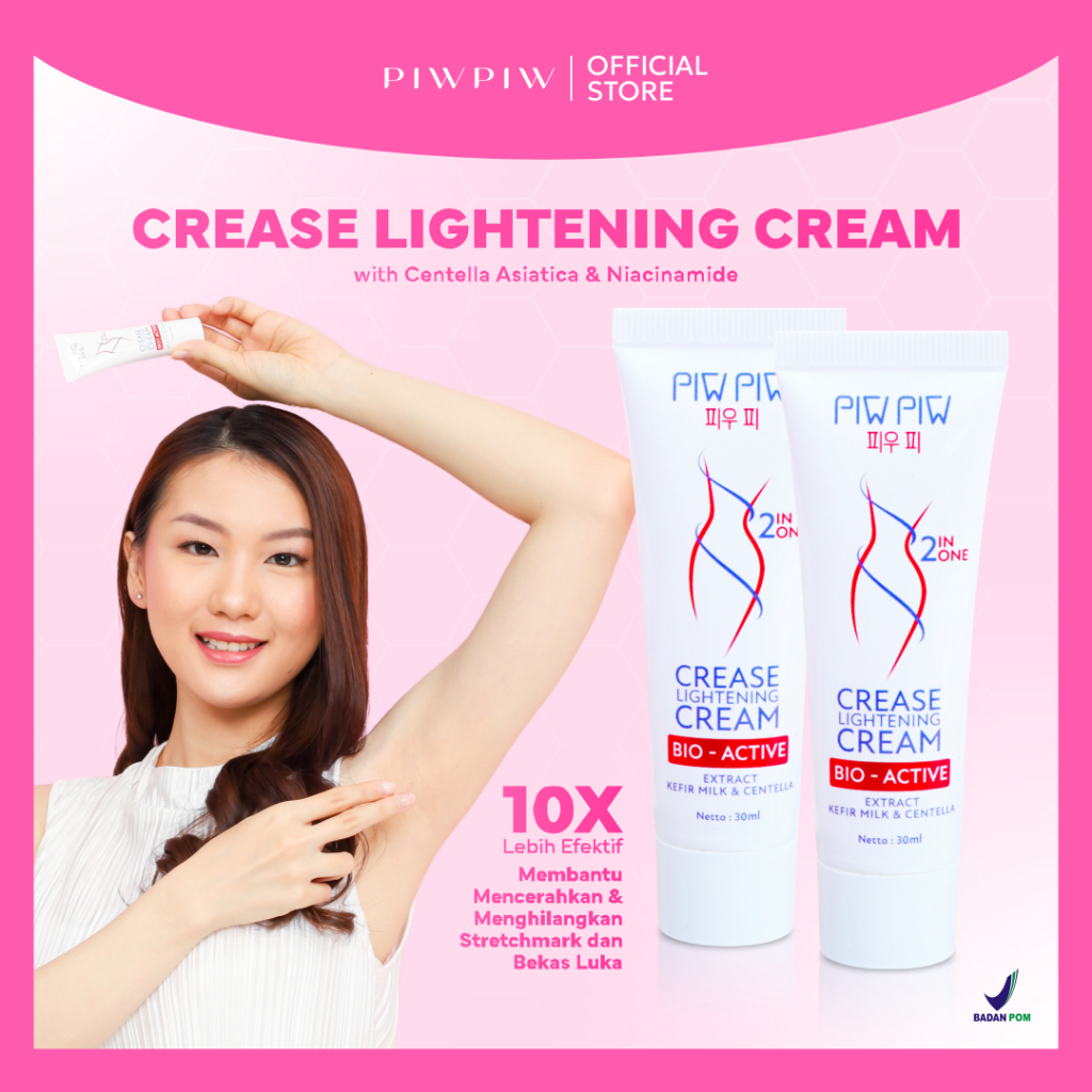 Jual PIW PIW Crease Lightening Cream - Paket Bundling 2 Pcs Membantu ...