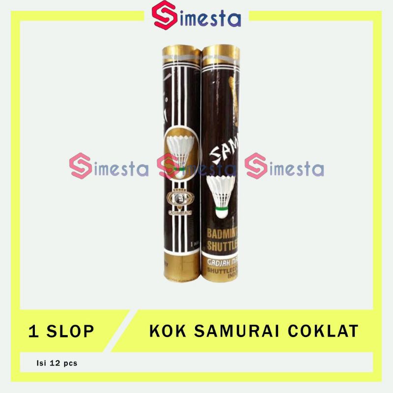 Jual Shuttle cock Samurai Cokelat Shuttlecock Kok Badminton by: Gajah ...