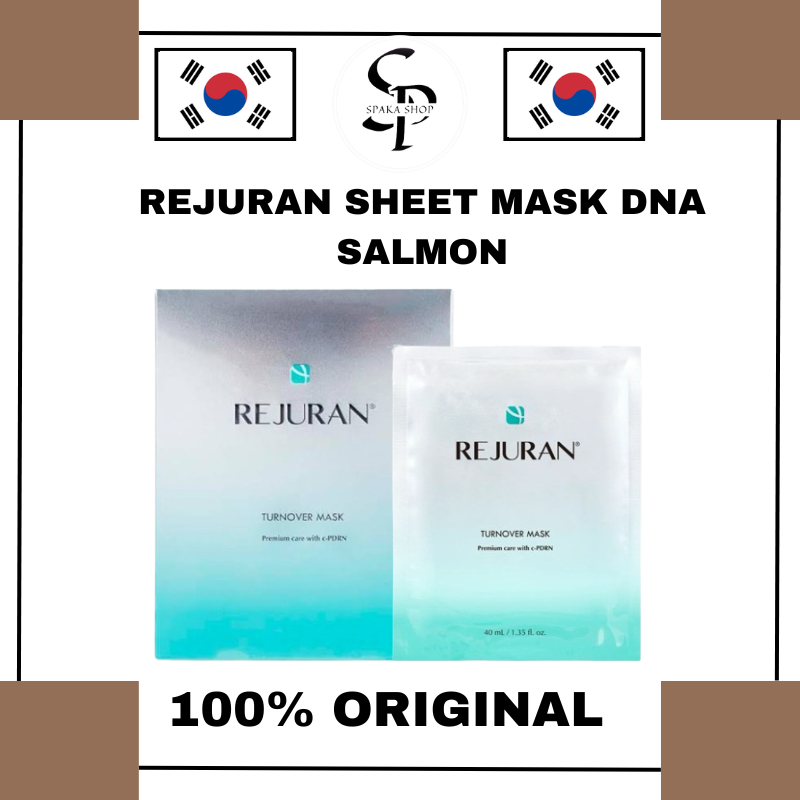 Jual [READY STOCK] REJURAN Masker Wajah Sheet Mask Turn Over DNA Salmon ...