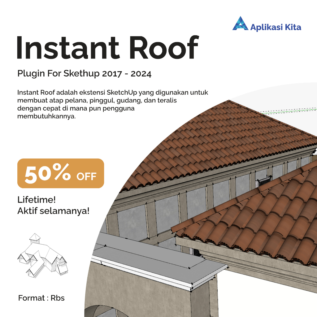 Jual Instant Roof PRO for SketchUp - For Windows | Shopee Indonesia