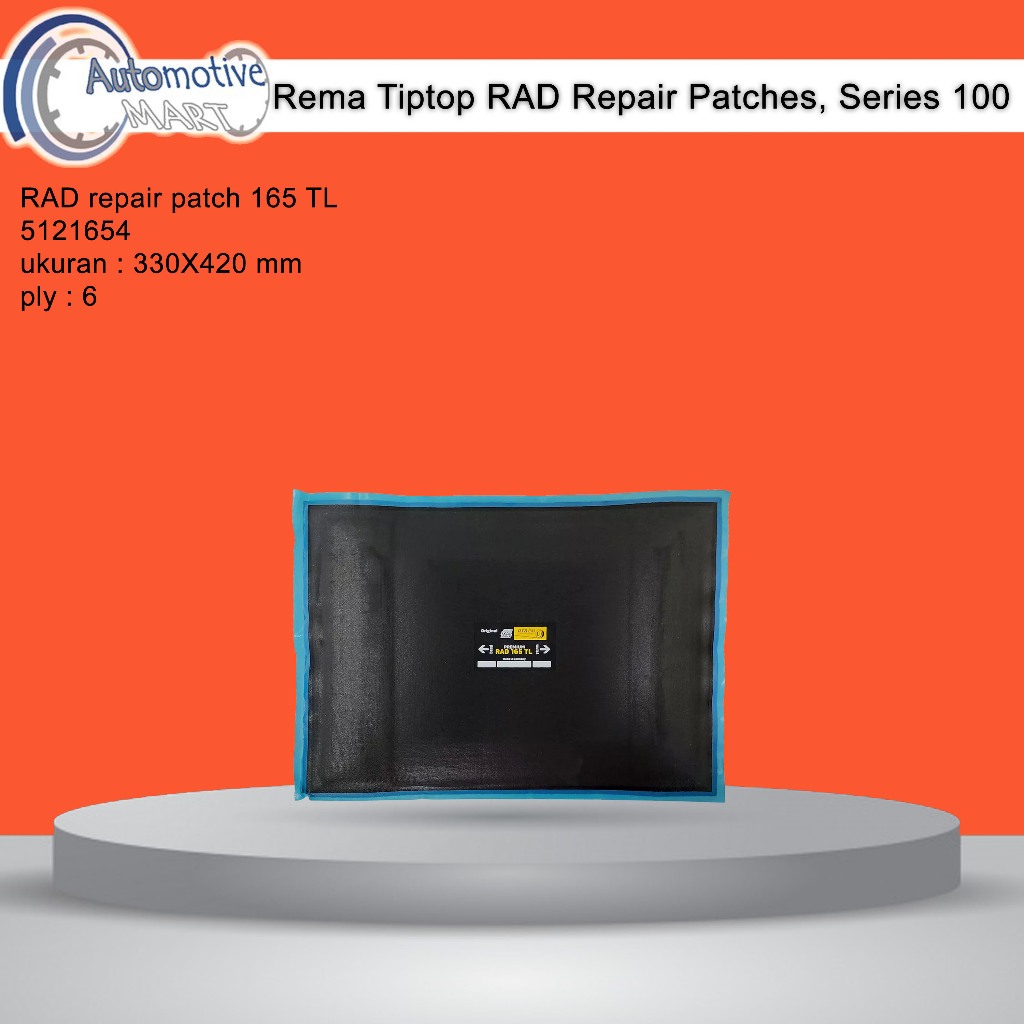 Jual Rema Tiptop Radial Patch - Karet Tambal Ban Tubeless Rad 165 TL ...