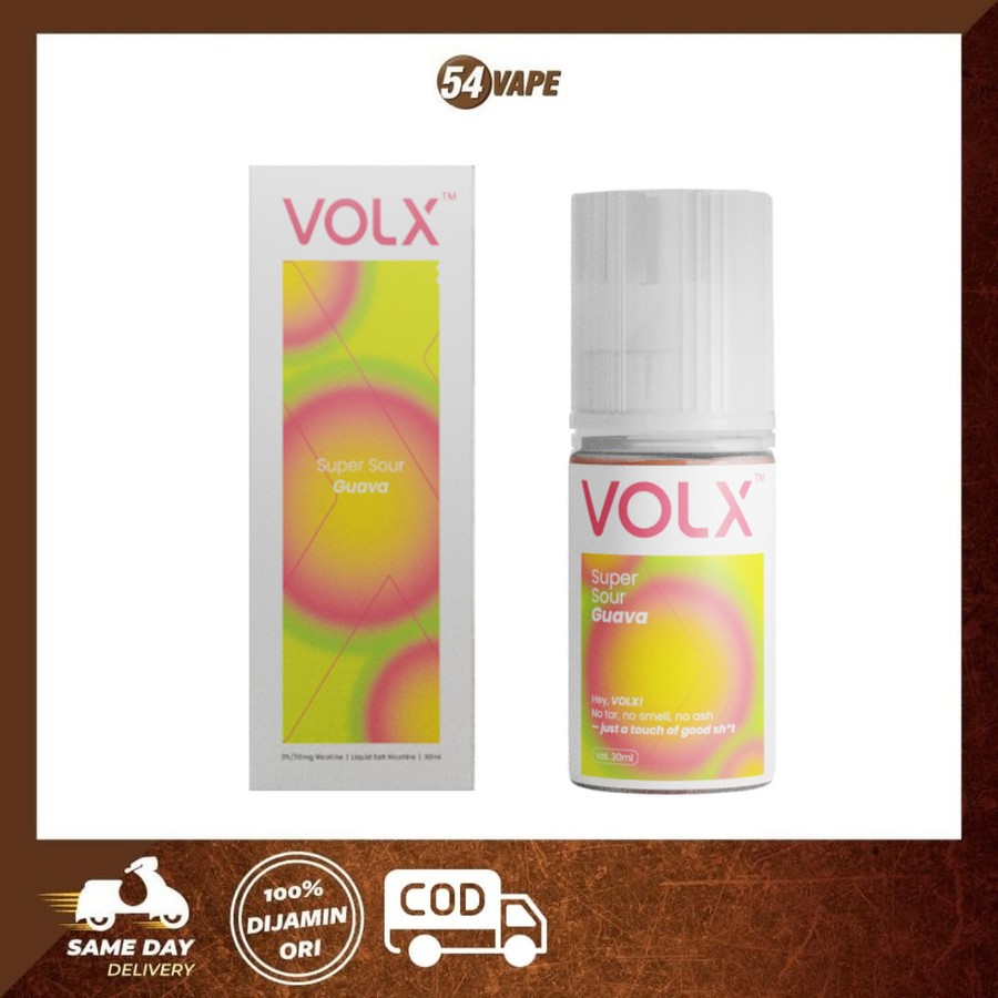 Jual VOLX Super Sour Guava Salt 30ml | Shopee Indonesia