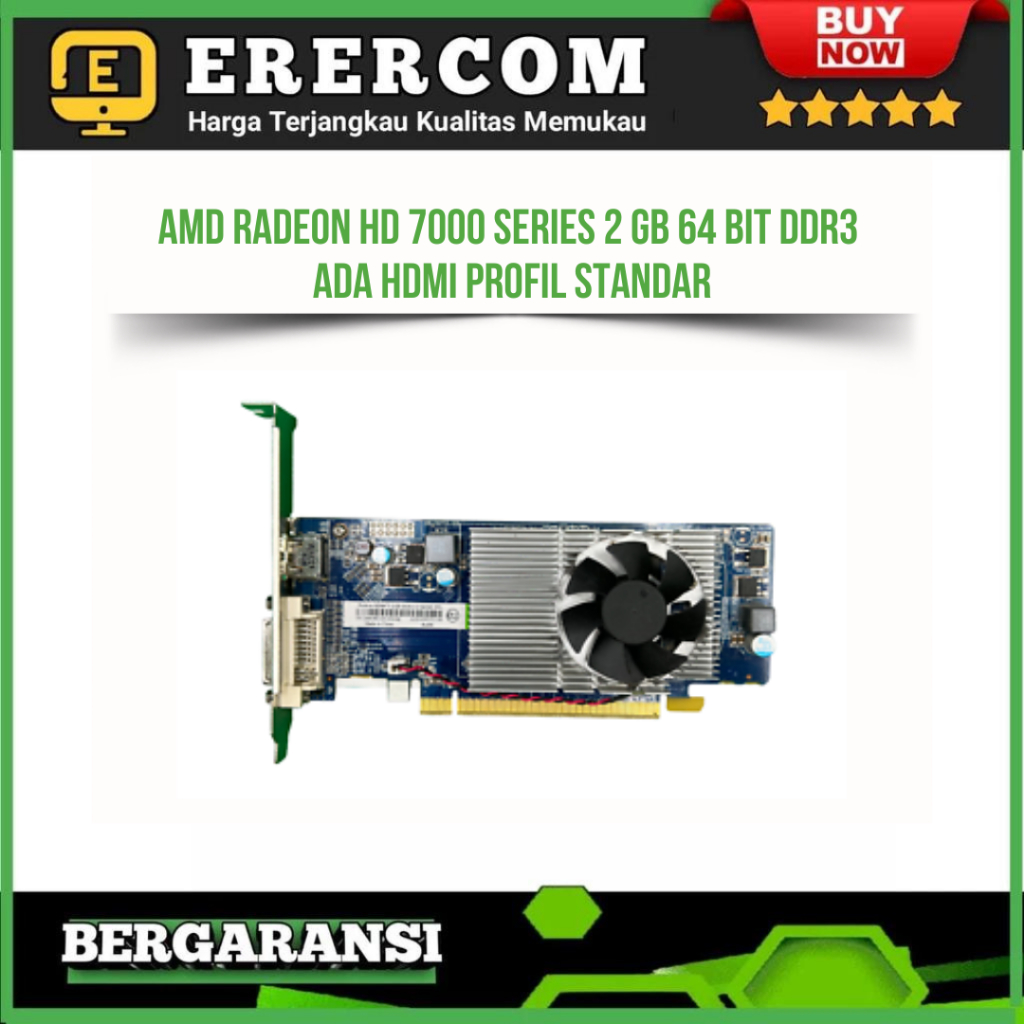 Jual Amd Radeon HD 7000 Series 2 GB 64 Bit DDR3 ada HDMI Profil Standar ...
