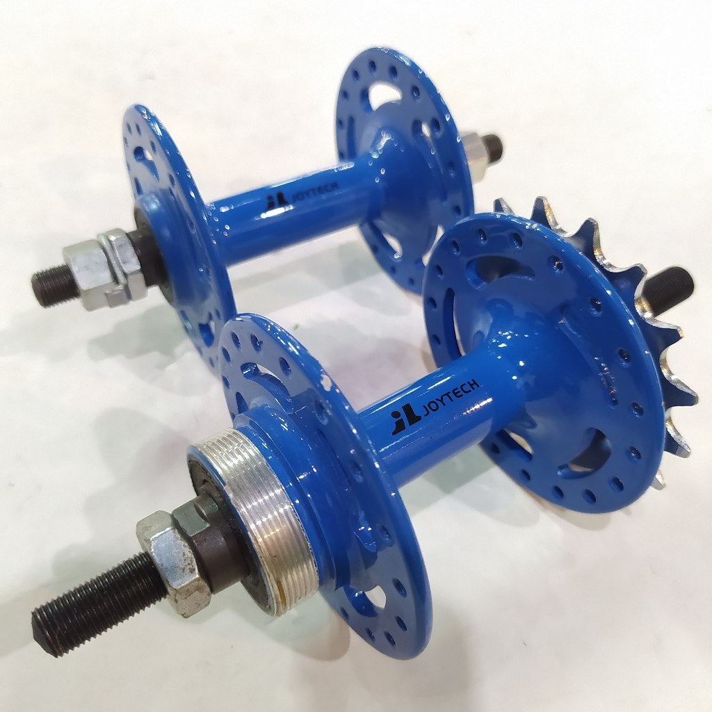 Jual Hub Joytech Blue Fixie Fixed Gear Track Alloy 36h 17T Single Speed ...