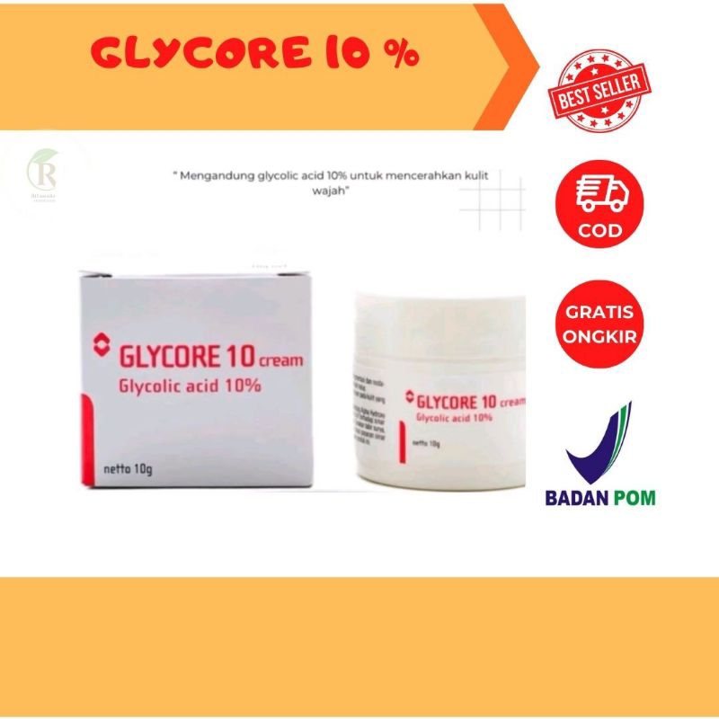 Jual GLYCORE CREAM 10% original kemasan lama exp masih lama sept 2026 ...