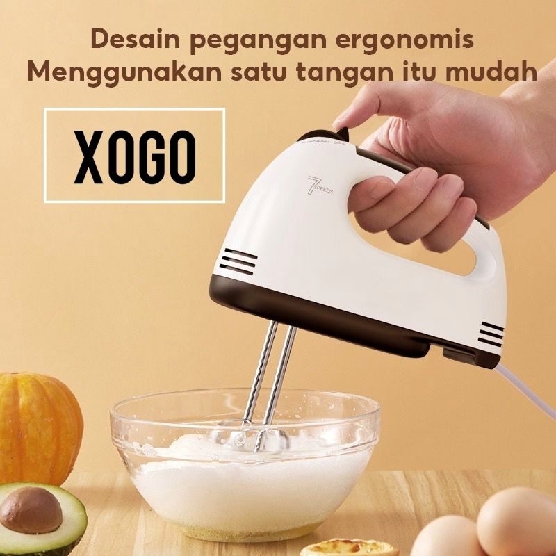 Jual Xogo Super hand mixer otomatis 7speed / pengocok kue dan telur ...