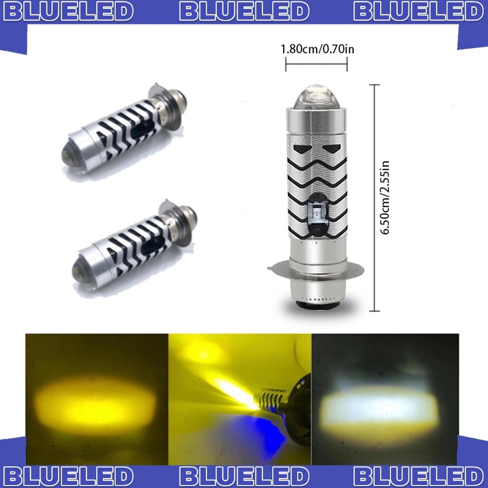 Jual Lampu utama Laser Led soket H6 plus senja biru ada 2 warna | Shopee Indonesia