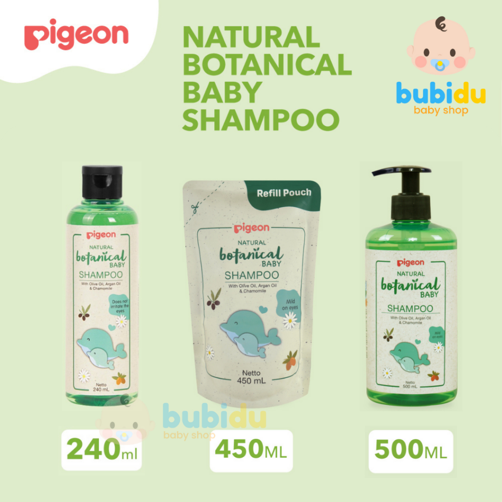 Jual PIGEON Botanical Shampoo Botol Pump Refill | Sampo Shampo cair ...