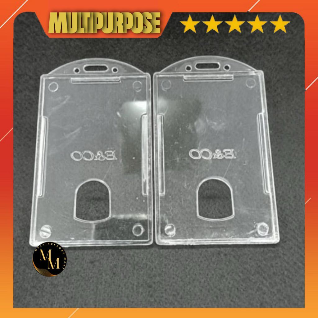 Jual ID CARD TRANSPARAN / ID CARD MIKA / NAME TAG HOLDER | Shopee Indonesia