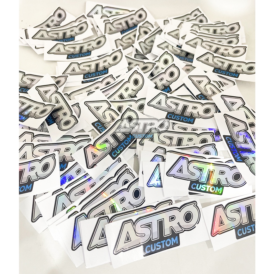 Jual PANAS Sticker Astro Custom Sticker Hologram Motor Stiker Racing ...