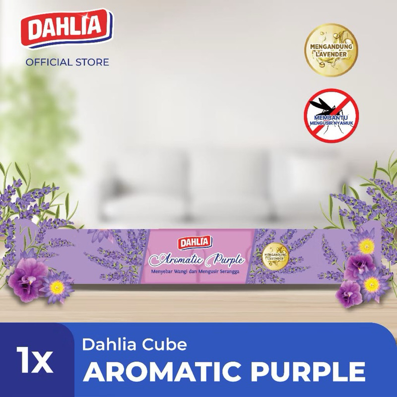 Jual DAHLIA KAMPER AROMATIC PURPLE (BLOCK) - LAVENDER OIL 200gr ...